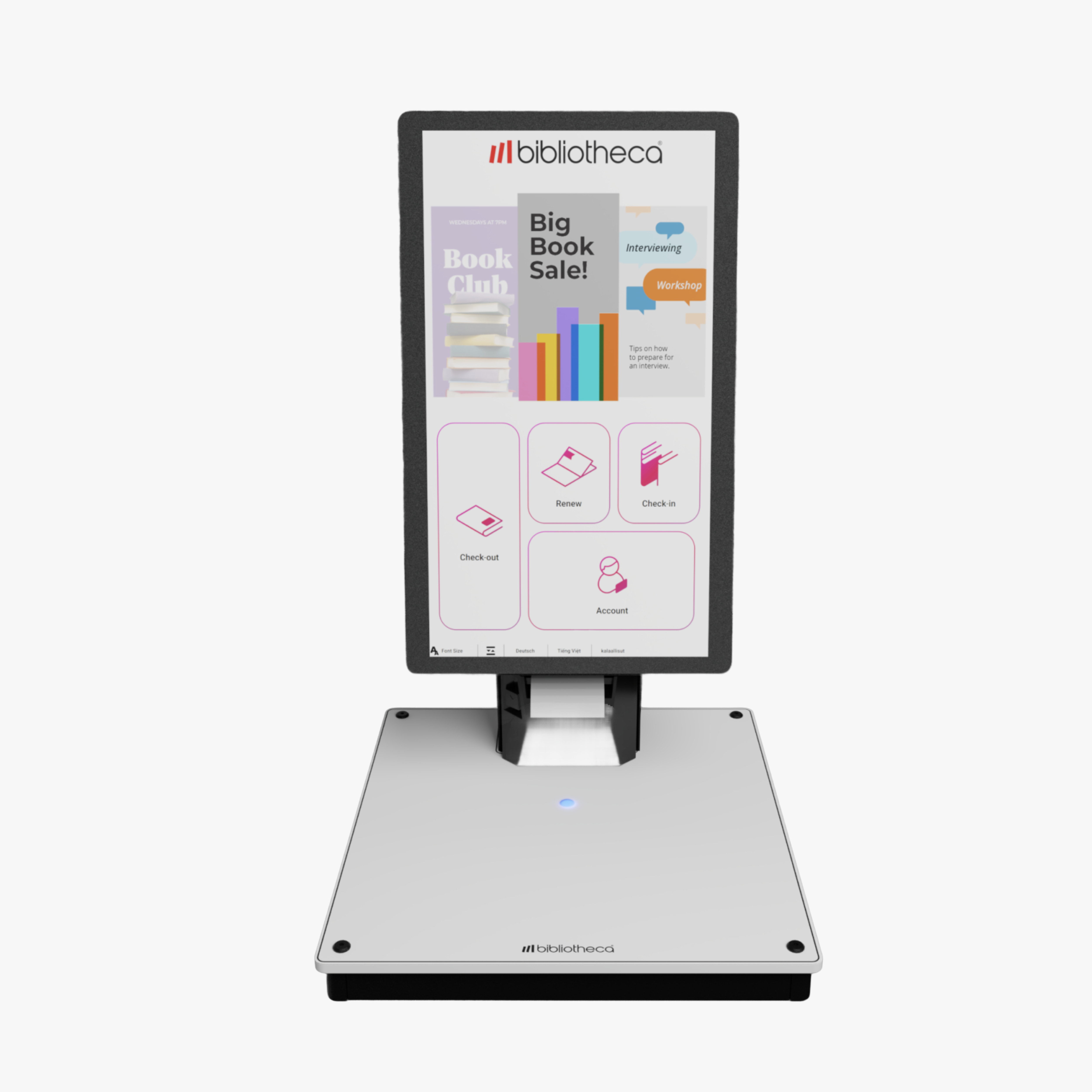 Modern selfCheck solutions, made for your library.
